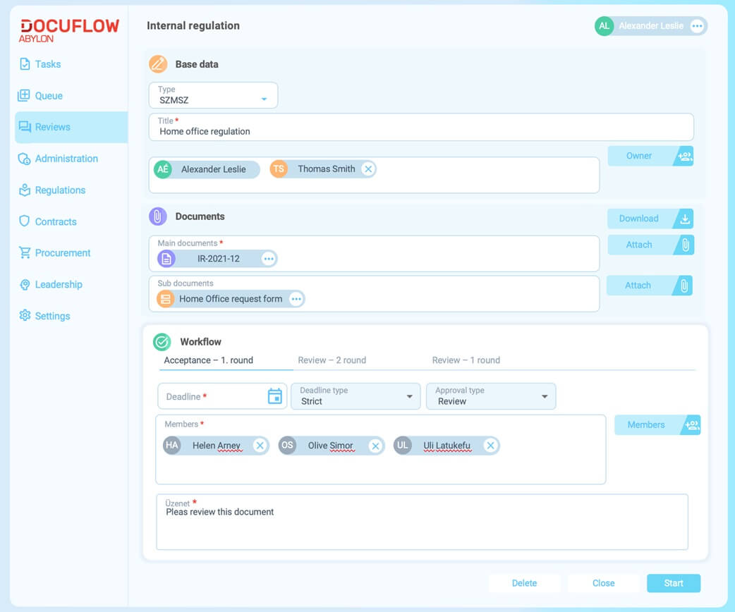 Automated Document Routing and Approval - Abylon Docuflow Automated Document Routing and Approval - Abylon Docuflow